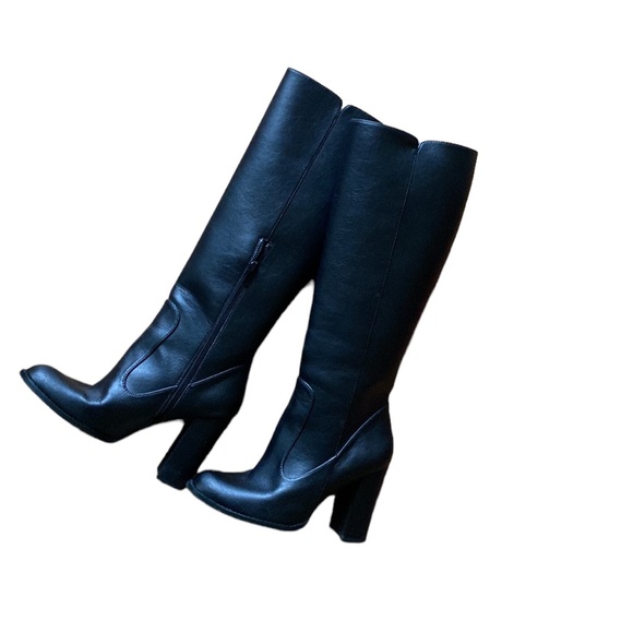 Beyond Skin | Shoes | Beyond Skin Medusa Knee High Heel Vegan Boots In ...